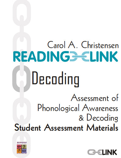 Decoding Assessment of Phonological Awareness and Decoding Student ...