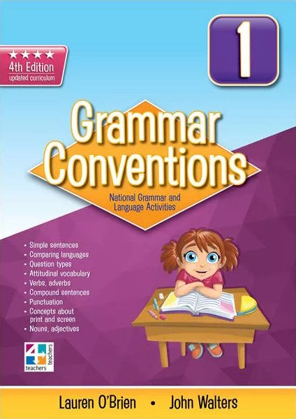 Grammar Conventions 1 - 4th Edition 9781925487879 – Network Educational ...