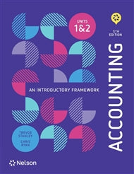 Accounting: An Introductory Framework 5th Ed Units 1&2 with Nelson ...