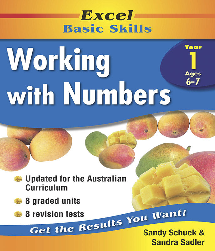 Excel Basic Skills Workbooks: Working with Numbers Year 1 9781864413380 ...