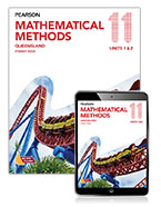 Pearson Mathematical Methods Queensland 11 Student Book with eBook ...